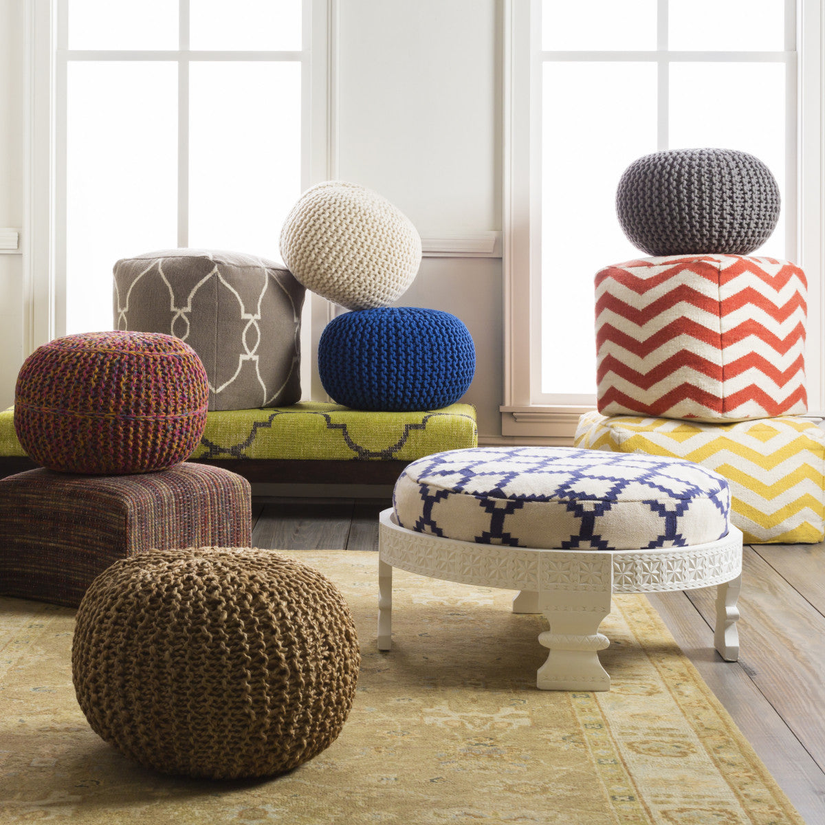 Shop Poufs – Incredible Rugs and Decor