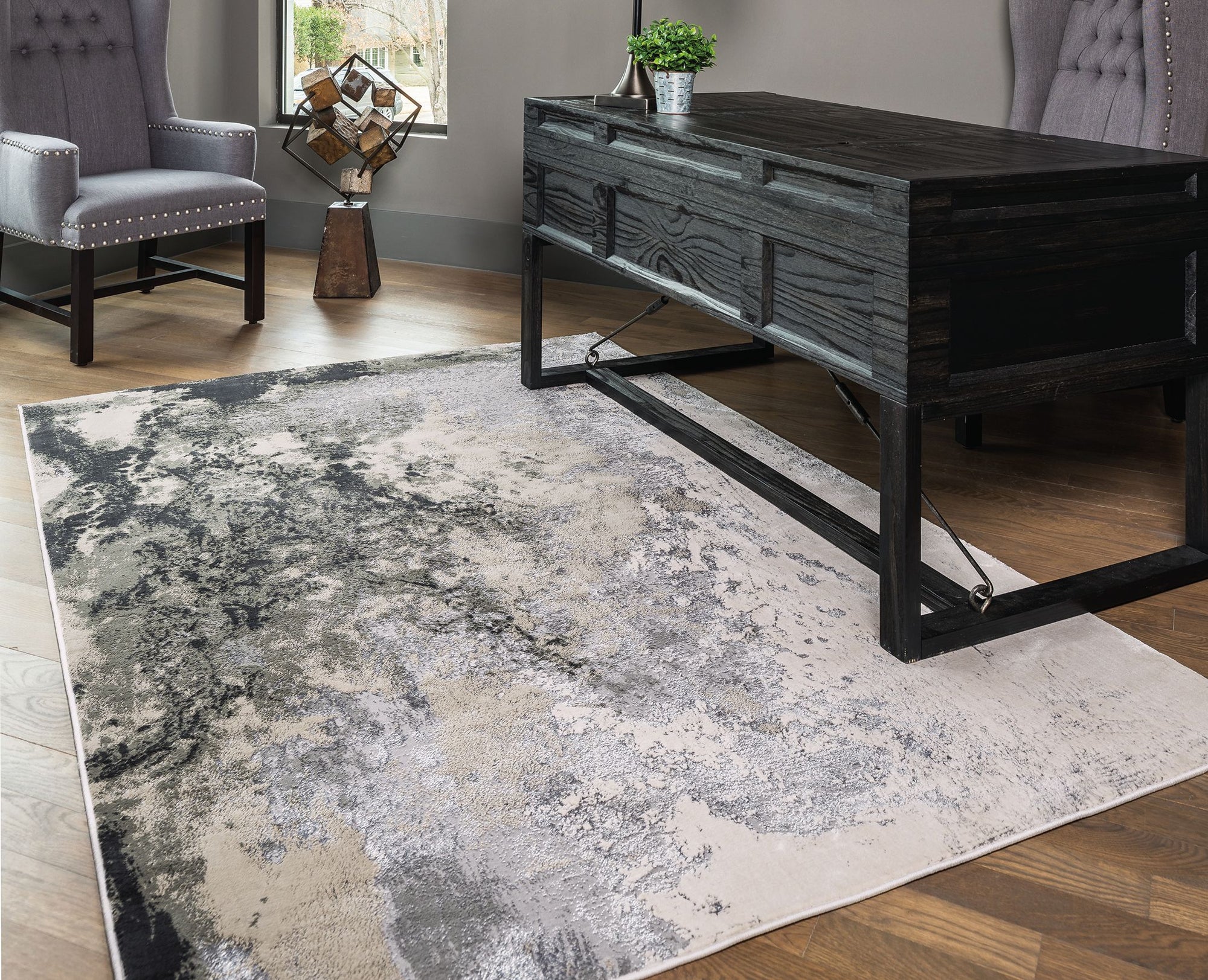 Feizy Micah 3336F Silver/Gray Area Rug – Incredible Rugs and Decor