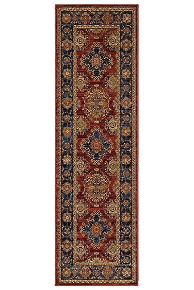 Oriental Weavers Ankara 1802R Red/Blue Area Rug – Incredible Rugs and Decor