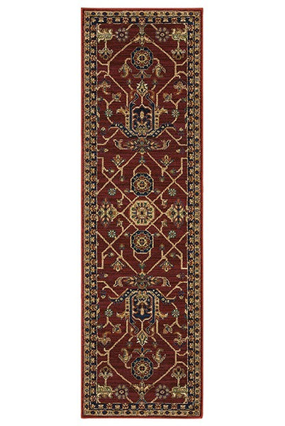 Oriental Weavers Ankara 531R5 Red/Blue Area Rug – Incredible Rugs and Decor
