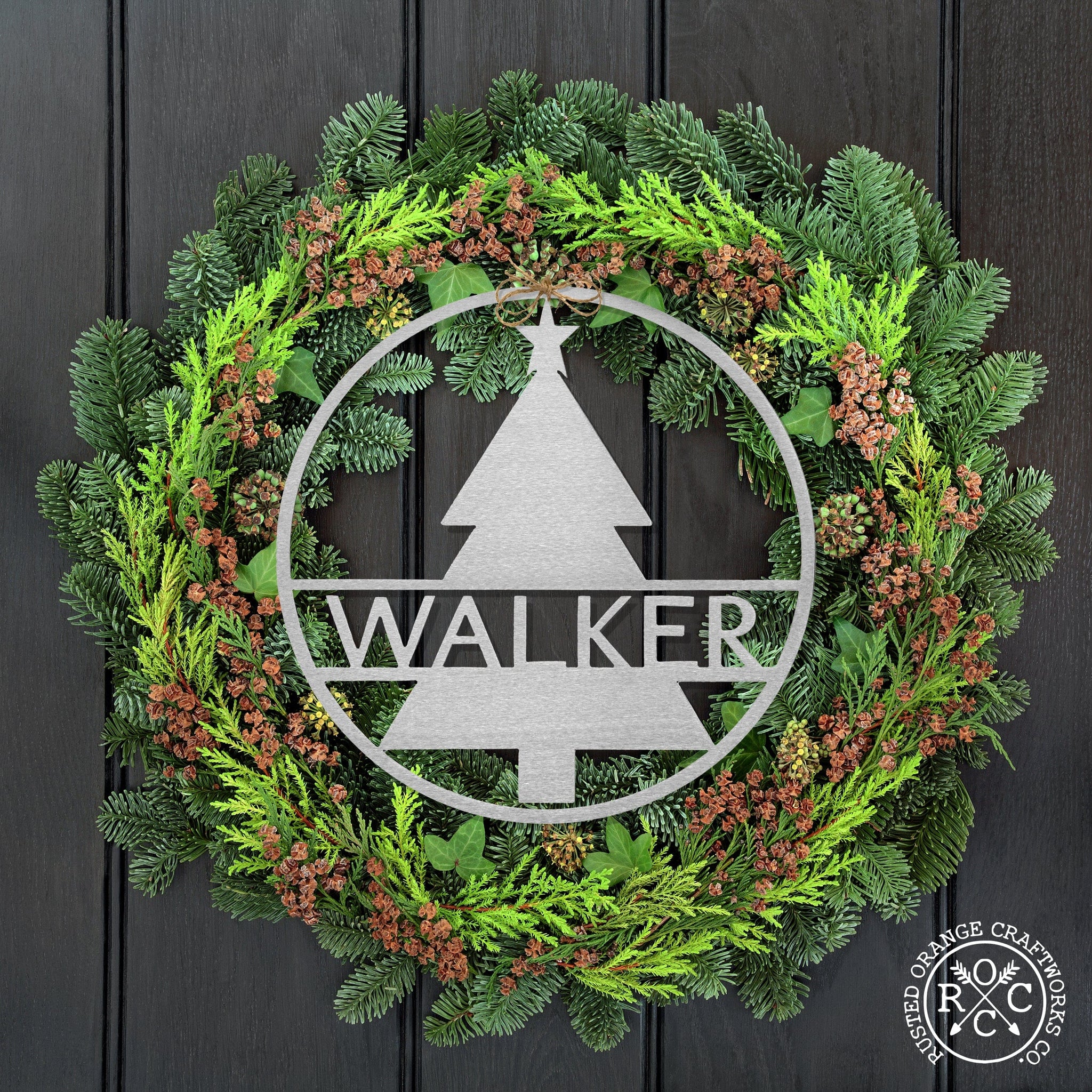 12" Holiday Name Sign Collection - Personalized Christmas Signs ...