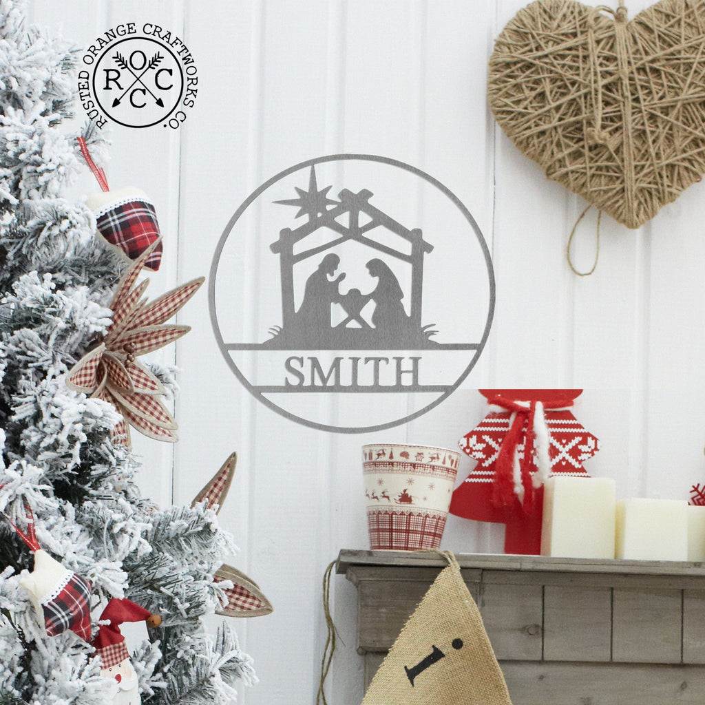 12" Holiday Name Sign Collection - Personalized Christmas Signs ...
