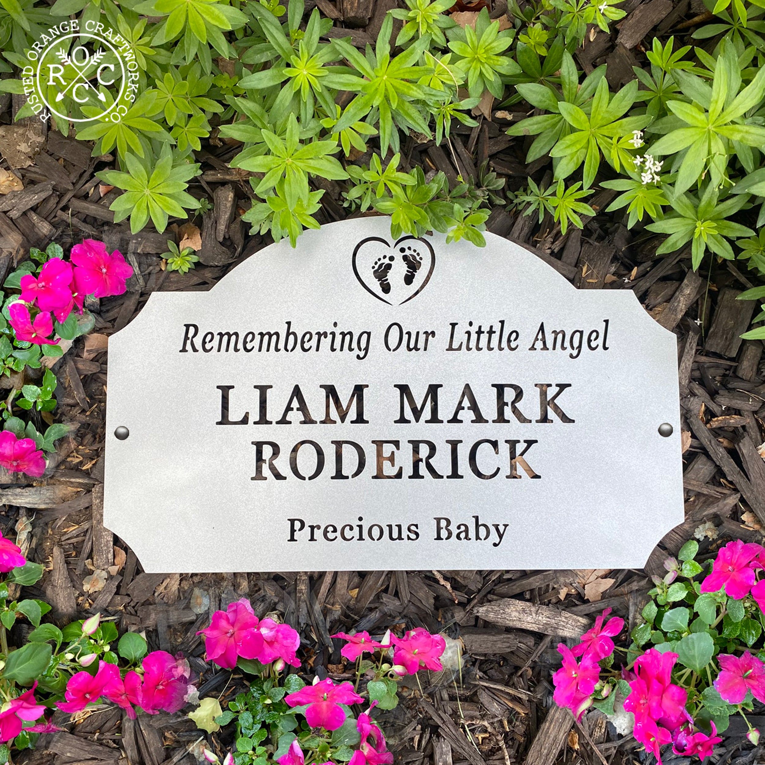Classic Memorial Plaque - Graveyard Decoration Plaque for Cemetery ...