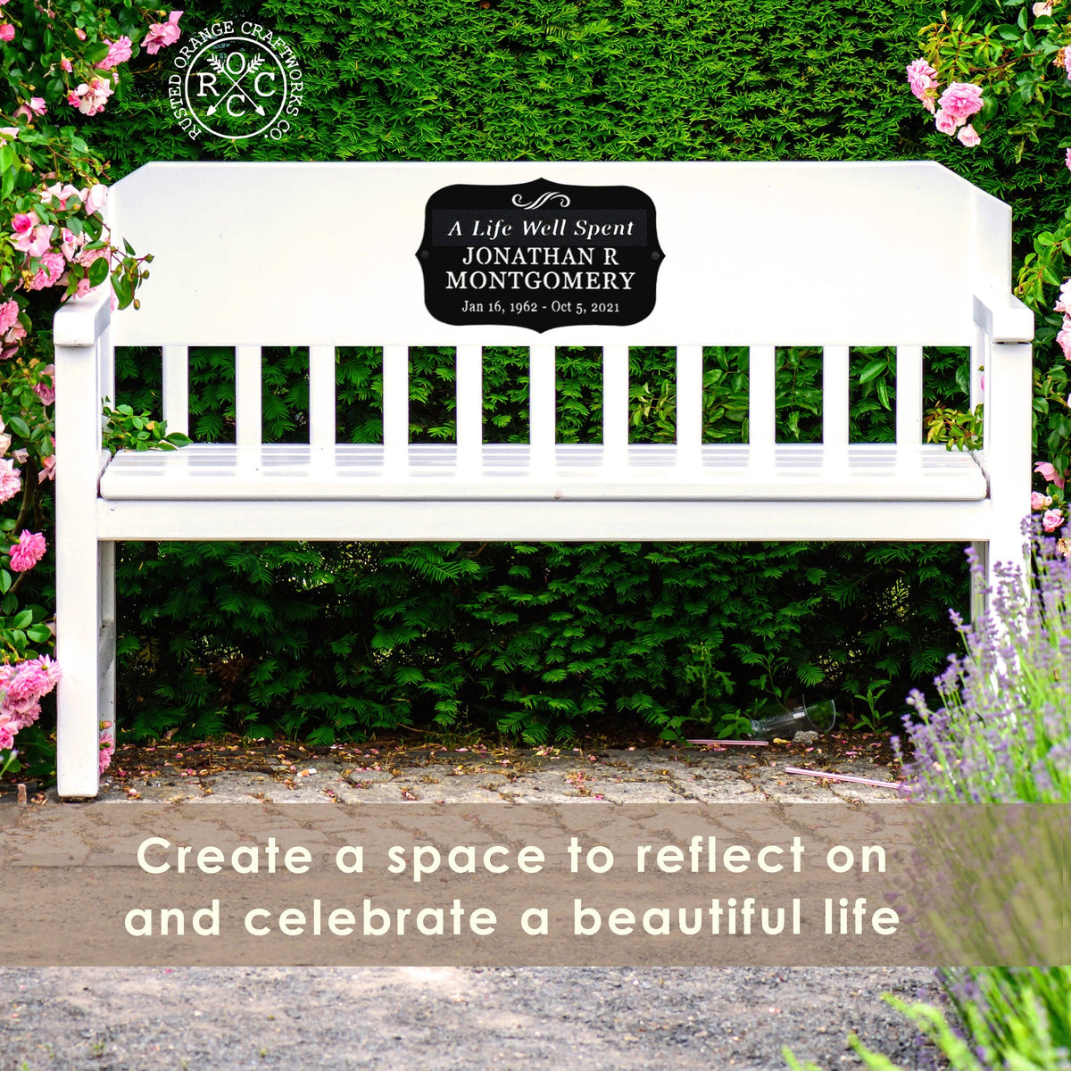 Classic Memorial Plaque - Graveyard Decoration Plaque for Cemetery ...
