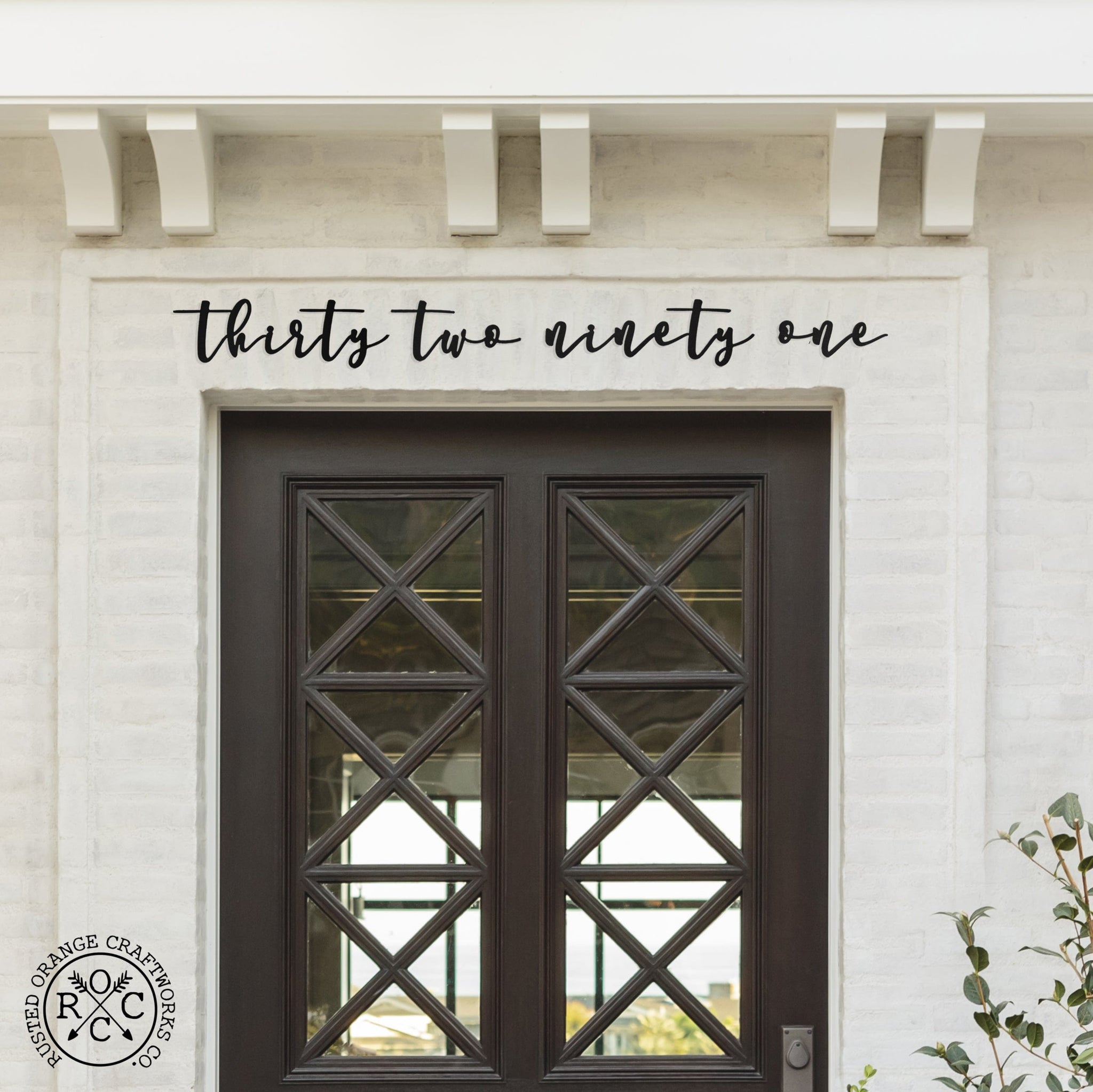 Harper House Numbers Modern Metal Numbers for Home Address – Incredible ...