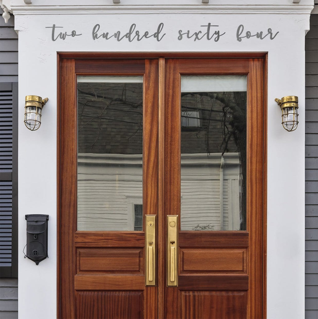 Harper House Numbers Modern Metal Numbers for Home Address – Incredible ...