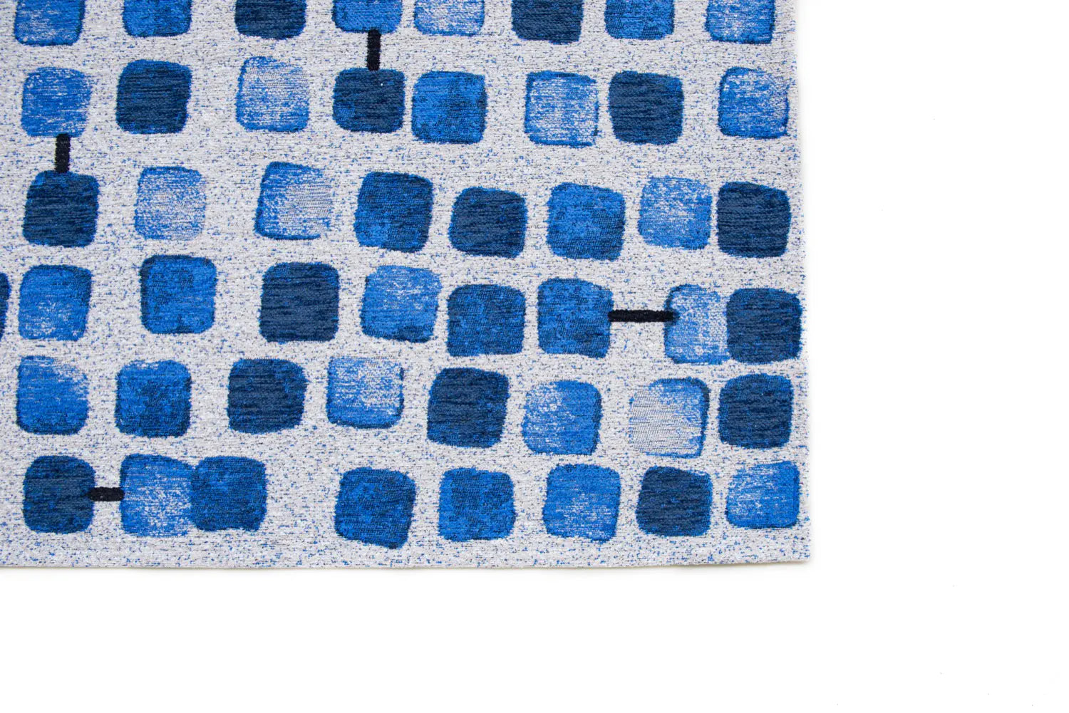 Louis De Poortere Craft Cobblestone 9348 Amparo Blues Area Rug ...