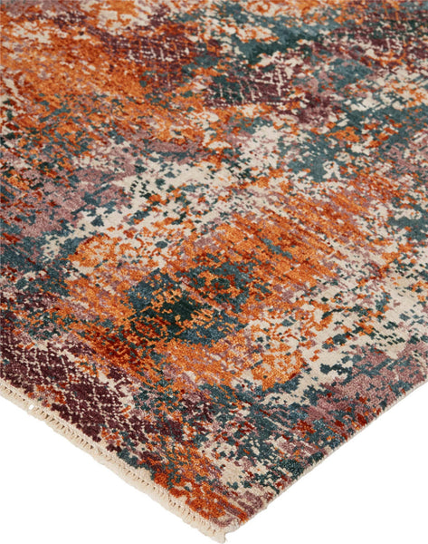Havila Fine Rugs Destiny Elite H1384 Orange/Multi Area Rug – Incredible ...