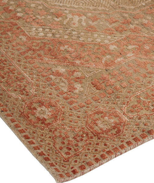 Havila Fine Rugs Larache H1750 Rust/Beige Area Rug – Incredible Rugs ...