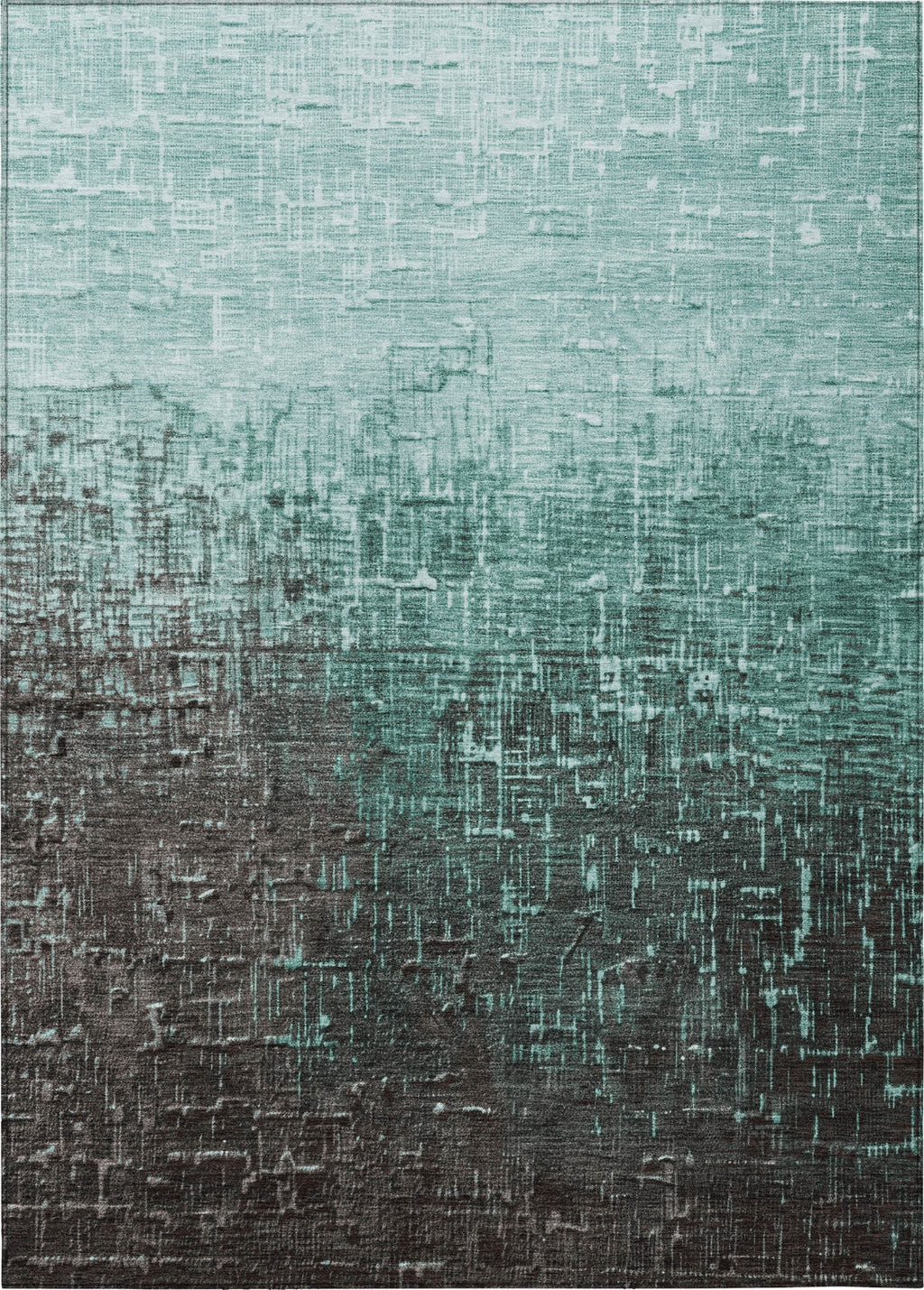 Piper Looms Chantille Ombre ACN1066 Teal Machine Washable Area Rug ...