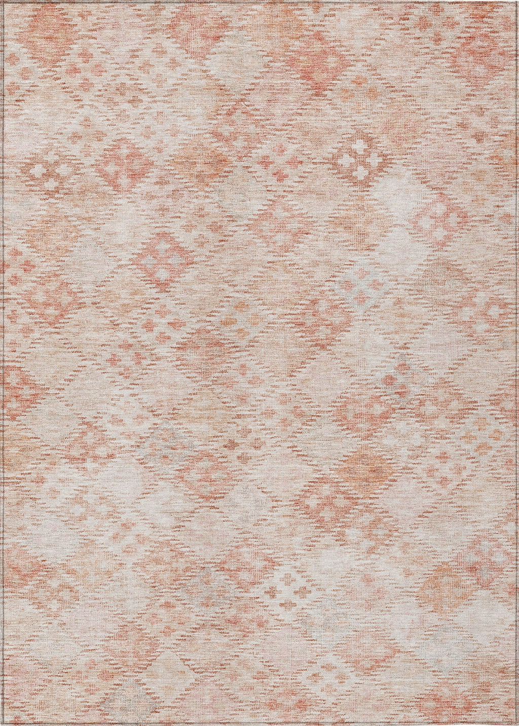 Piper Looms Chantille Geometric ACN1081 Pink Machine Washable Area Rug ...