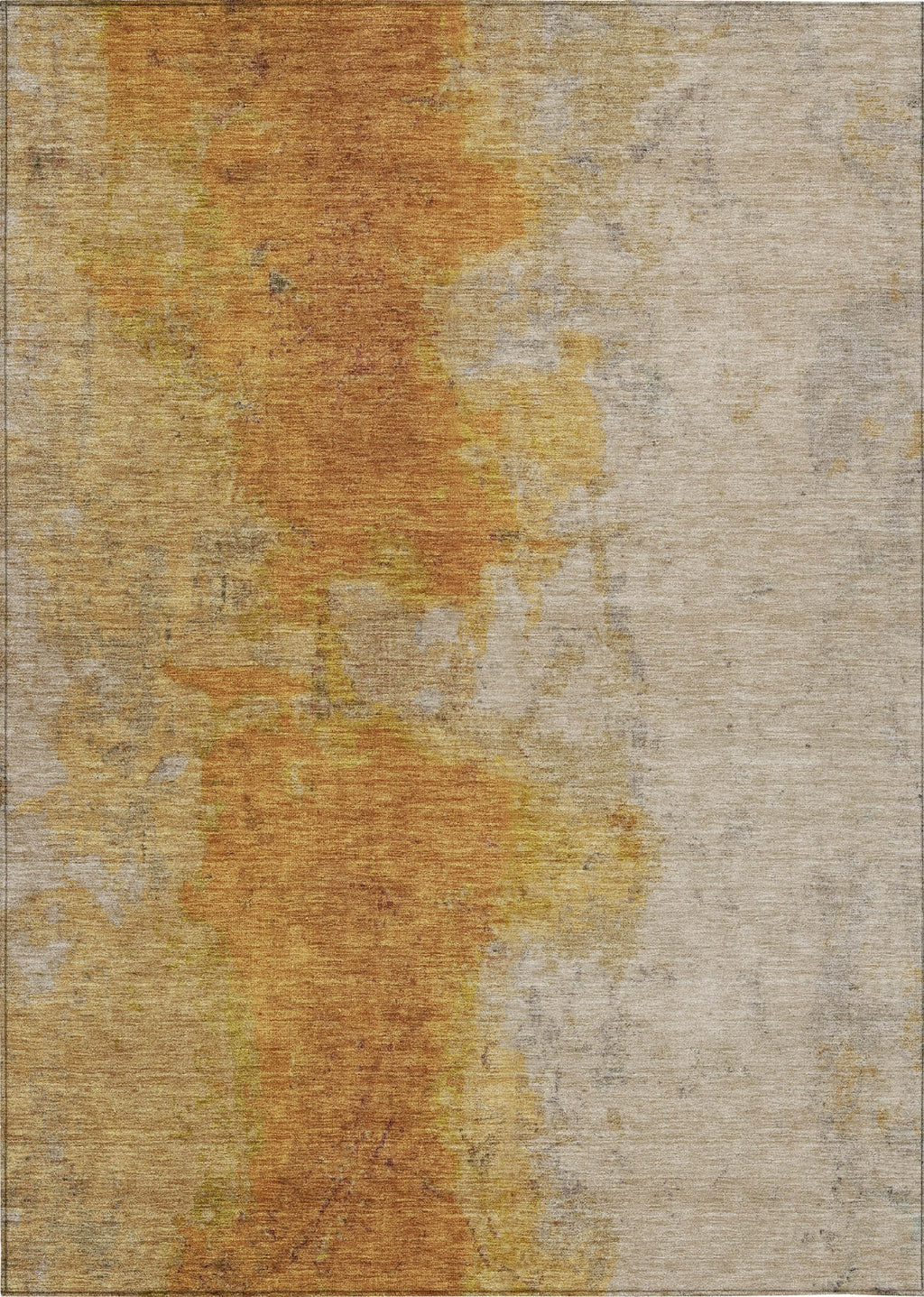 Piper Looms Chantille Modern ACN1741 Copper Machine Washable Area Rug ...