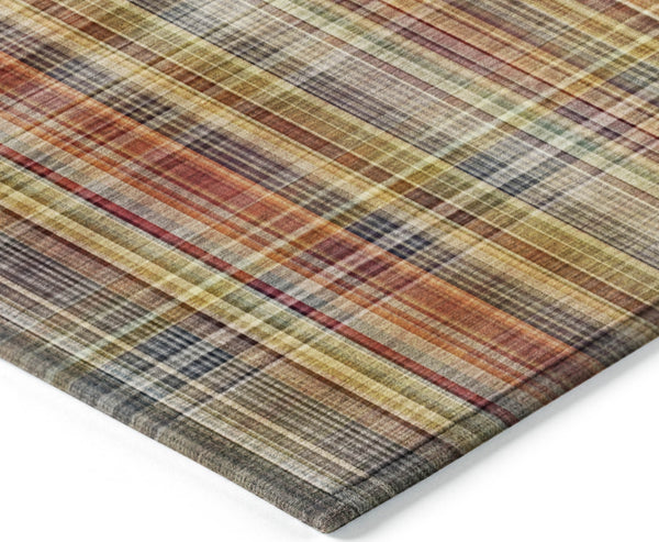 Piper Looms Chantille Plaid ACN541 Paprika Area Rug – Incredible Rugs ...