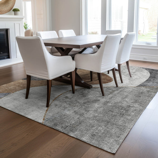 Piper Looms Chantille Art Deco ACN633 Gray Area Rug – Incredible Rugs ...