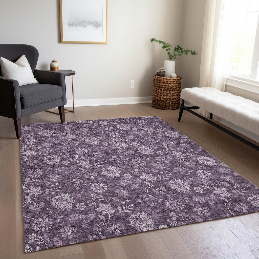 Plum Area Rug