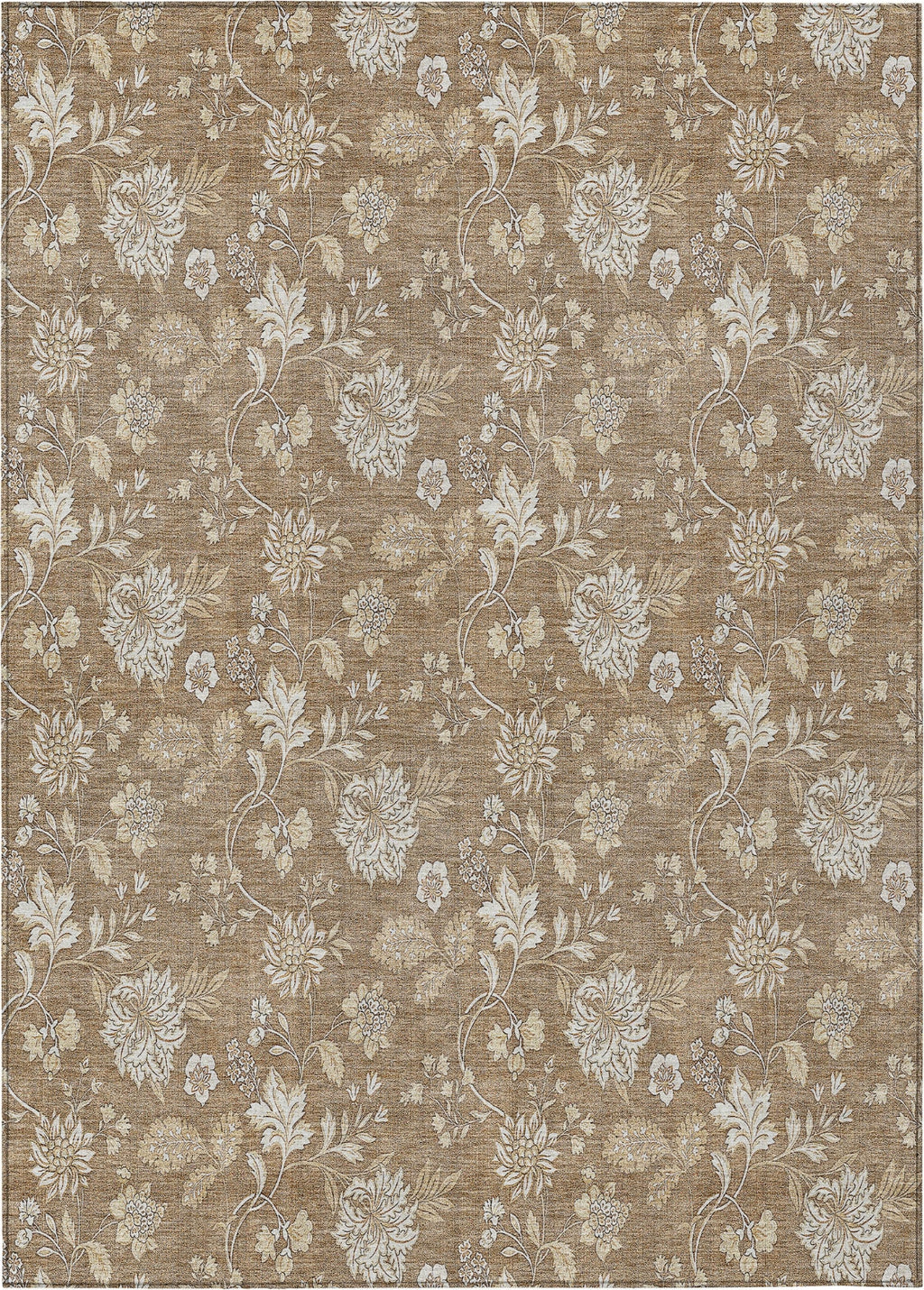 Piper Looms Chantille Floral ACN681 Copper Area Rug – Incredible Rugs ...