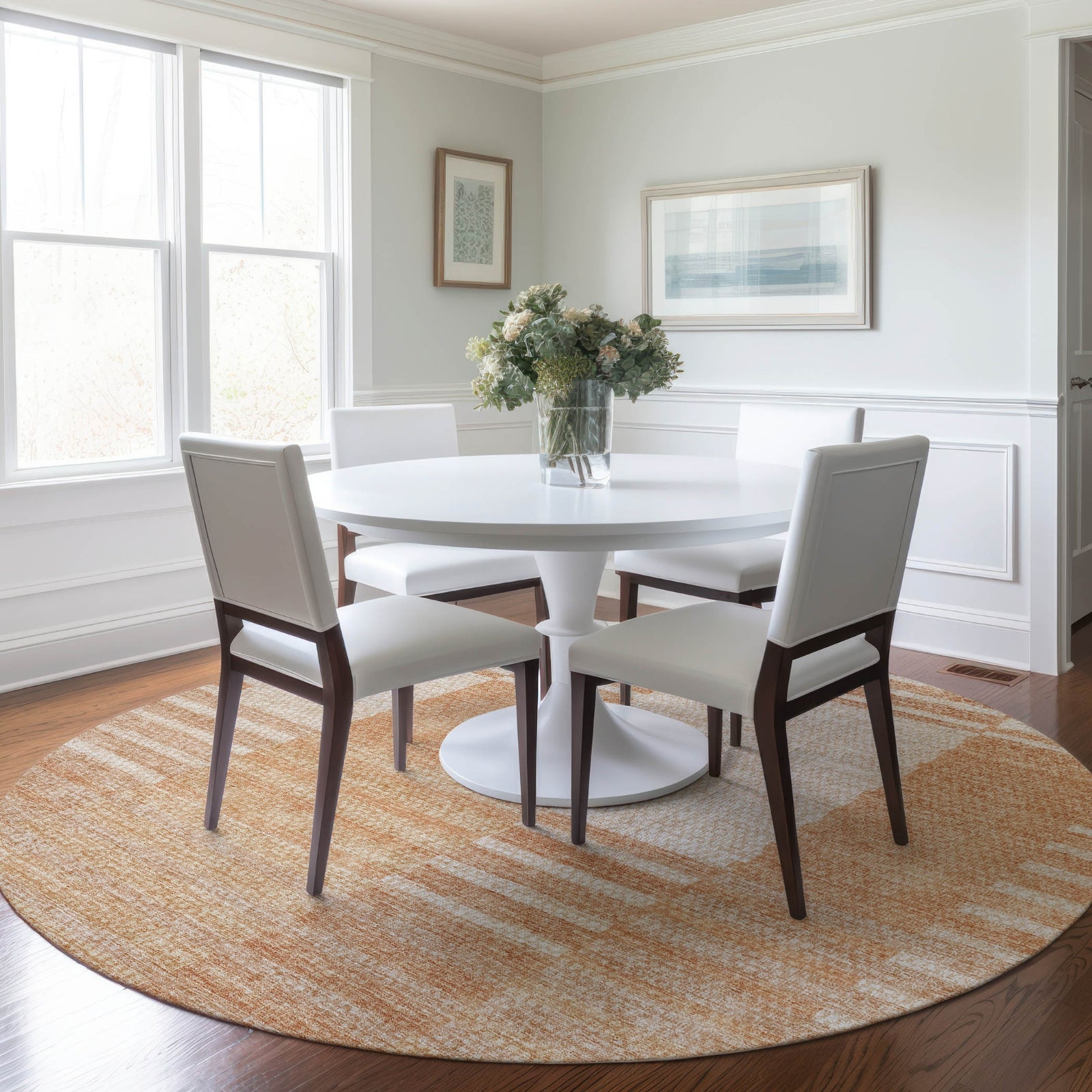 Piper Looms Chantille Striped ACN686 Salmon Area Rug – Incredible Rugs ...