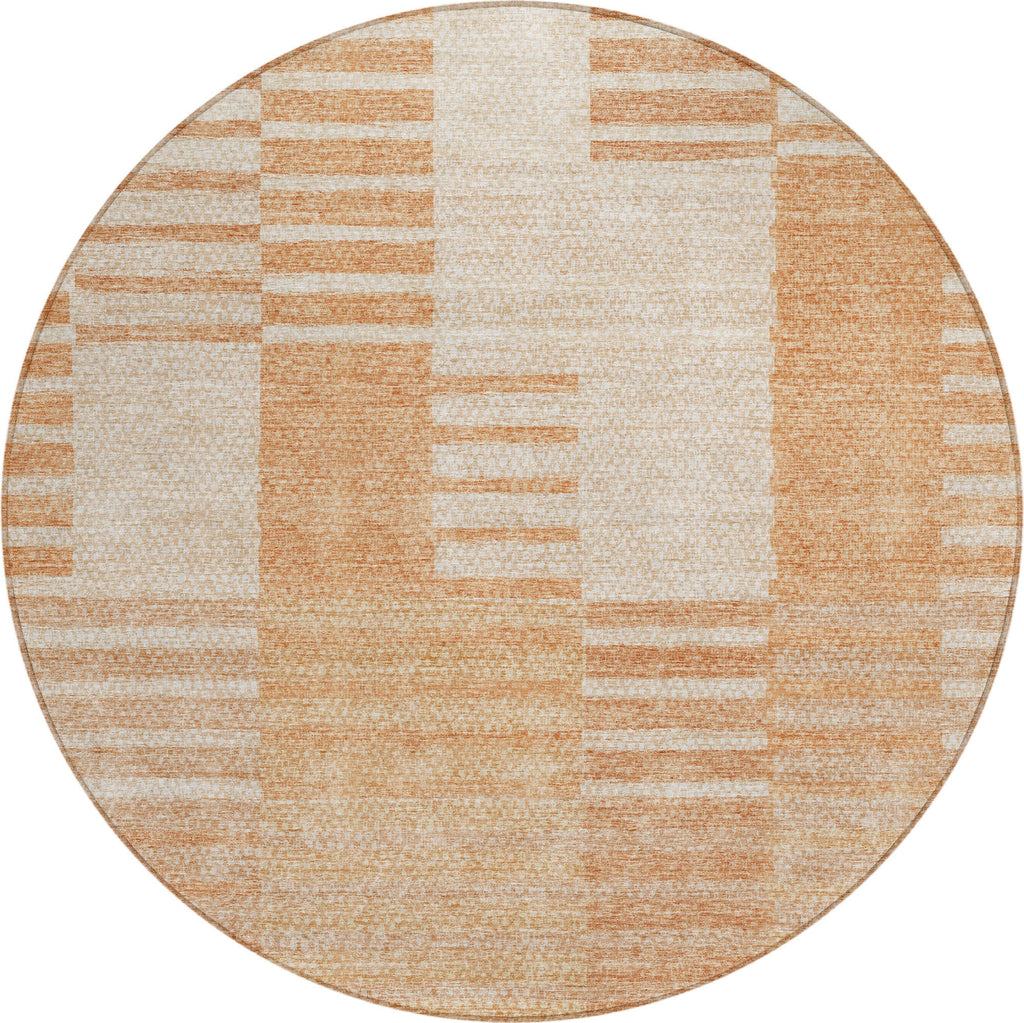 Piper Looms Chantille Striped ACN686 Salmon Area Rug – Incredible Rugs ...