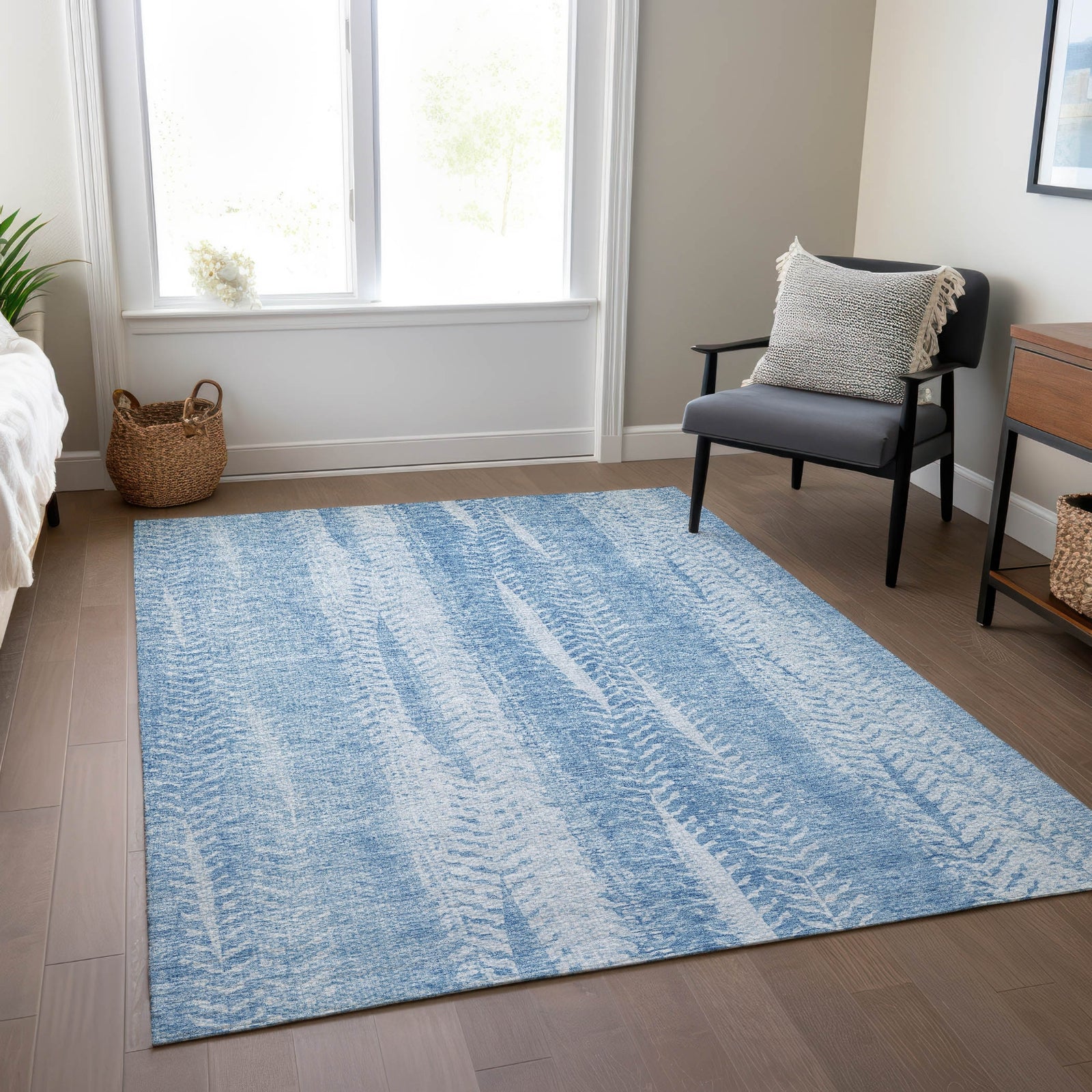 Piper Looms Chantille Organic ACN694 Sky Area Rug – Incredible Rugs and ...
