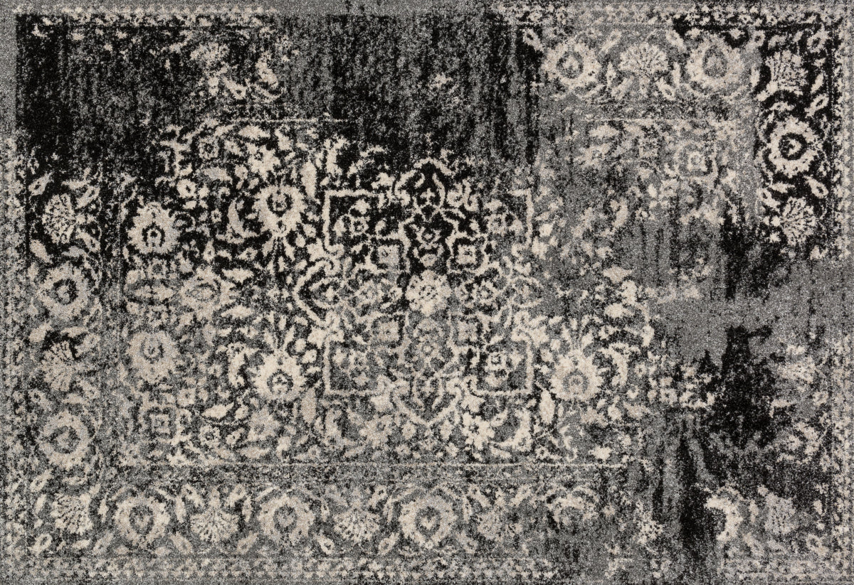 Loloi Emory EB-01 Black / Ivory Area Rug – Incredible Rugs and Decor