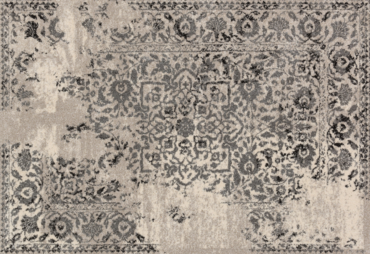 Loloi Emory EB-01 Ivory / Charcoal Area Rug – Incredible Rugs and Decor