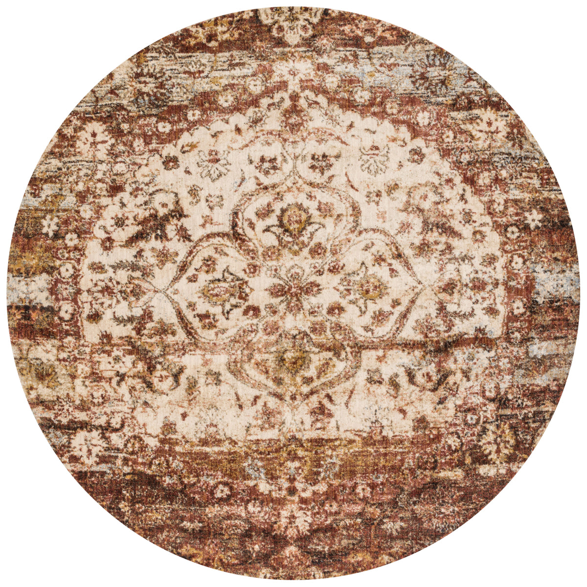 Loloi Anastasia AF-06 Rust / Ivory Area Rug – Incredible Rugs and Decor