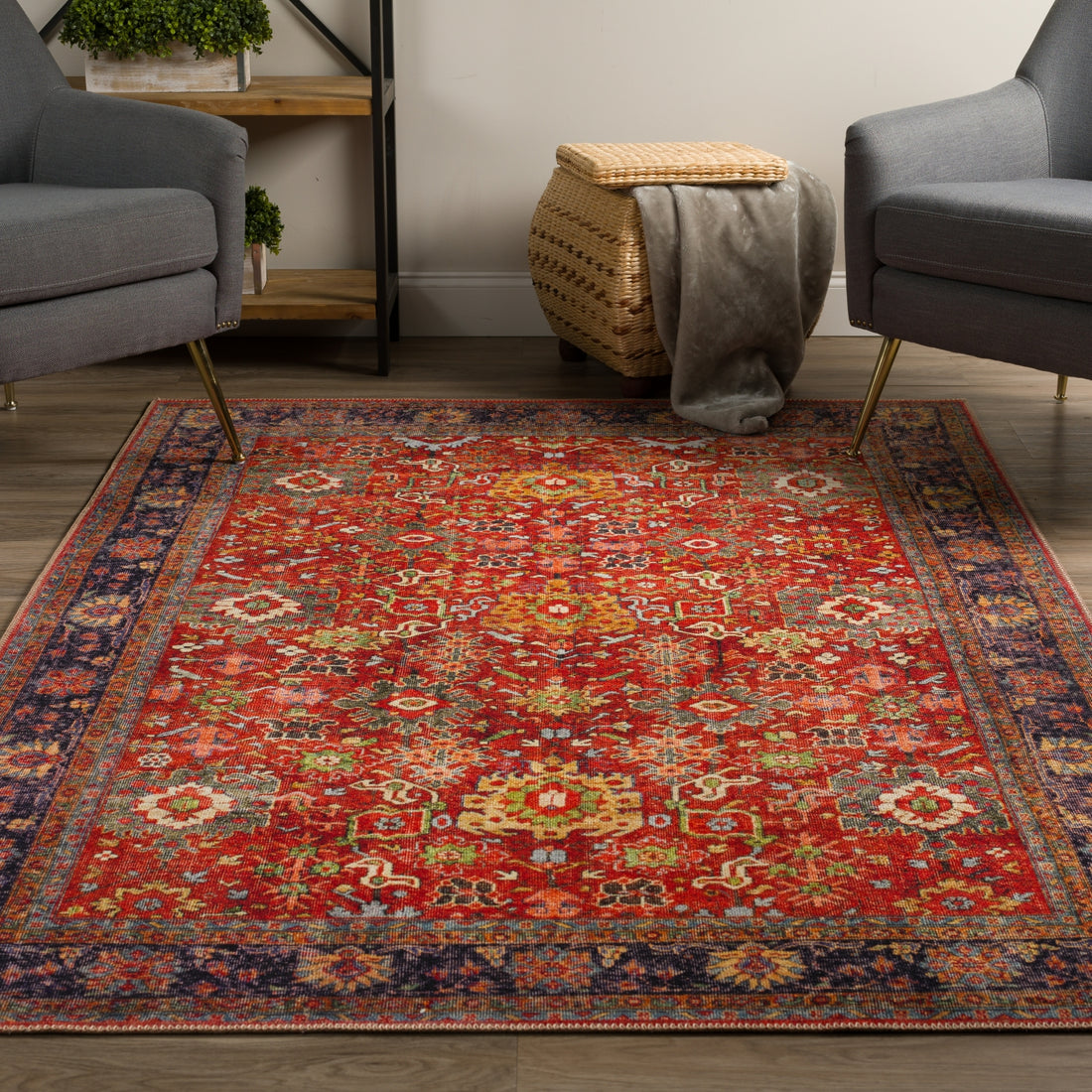 Piper Looms Kensington AKE39 Paprika Area Rug – Incredible Rugs and Decor