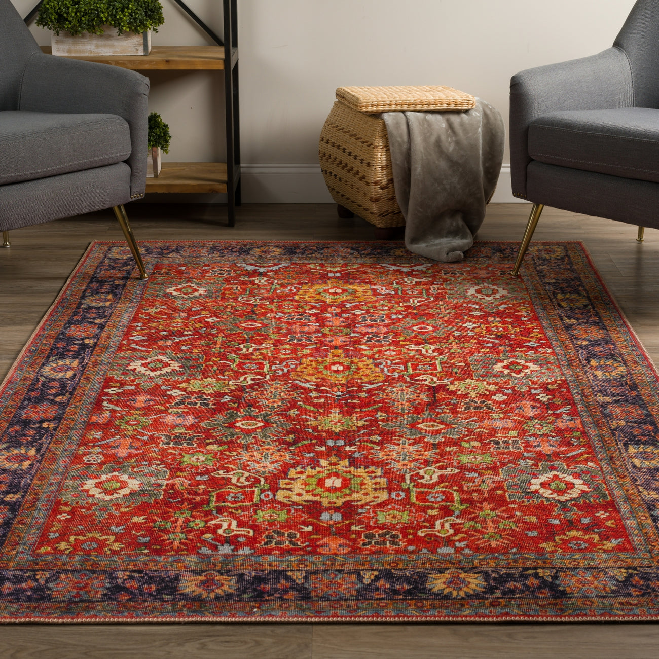 Piper Looms Kensington AKE39 Paprika Area Rug – Incredible Rugs and Decor