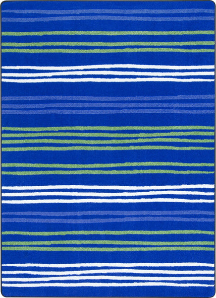 Joy Carpets Kid Essentials All Lined Up Seaglass Area Rug – Incredible ...