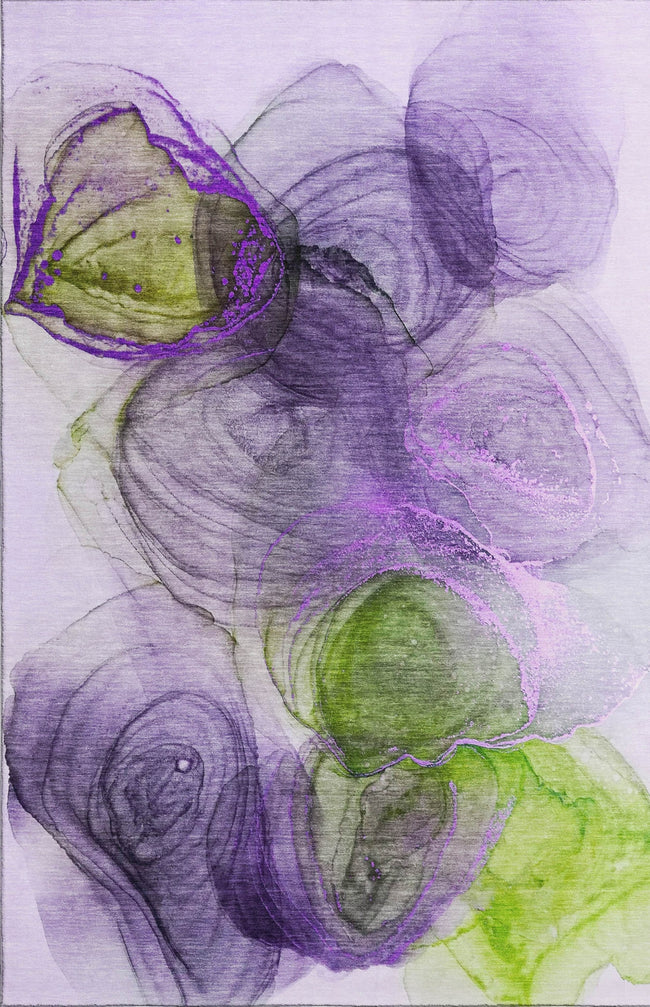 Piper Looms Mayfield Organic AMF513 Purple Machine Washable Area Rug – Incredible Rugs and Decor