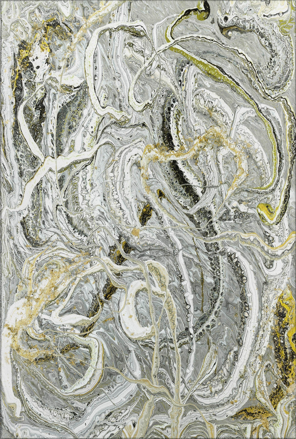 Piper Looms Mayfield Abstract AMF57 Cyclone Machine Washable Area Rug ...