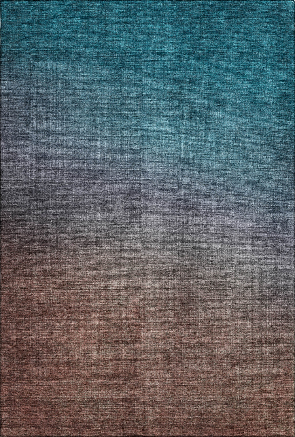 Piper Looms Mayfield Ombre AMF587 Teal Machine Washable Area Rug ...