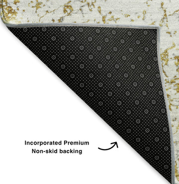 Piper Looms Mayfield Organic AMF606 Gold Machine Washable Area Rug ...