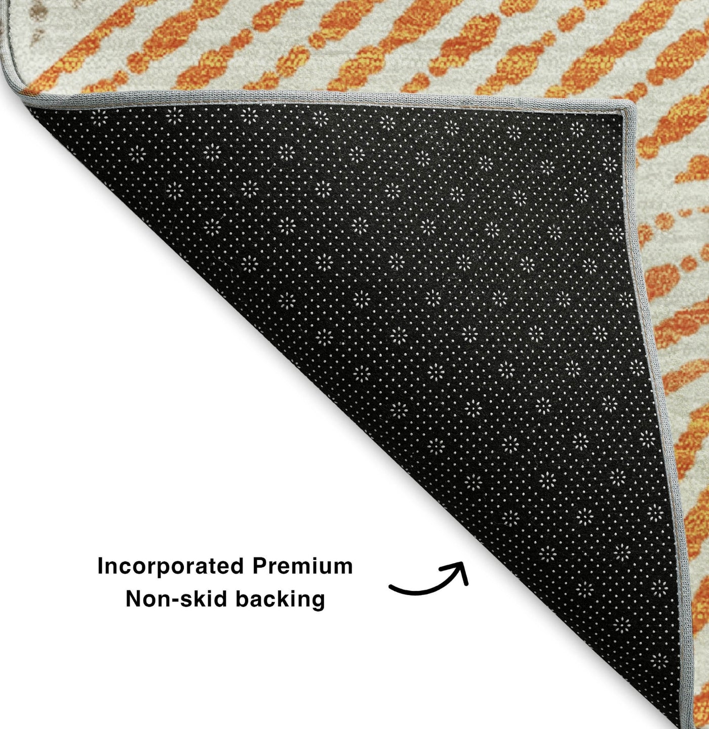 Piper Looms Mayfield Geometric AMF618 Orange Machine Washable Area Rug ...