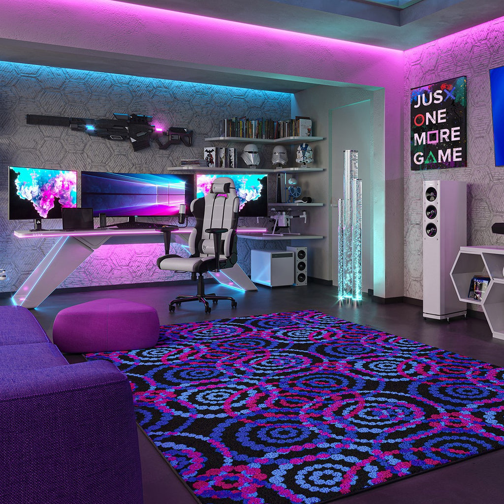 Joy Carpets Neon Lights Dottie Fluorescent Area Rug – Incredible Rugs ...