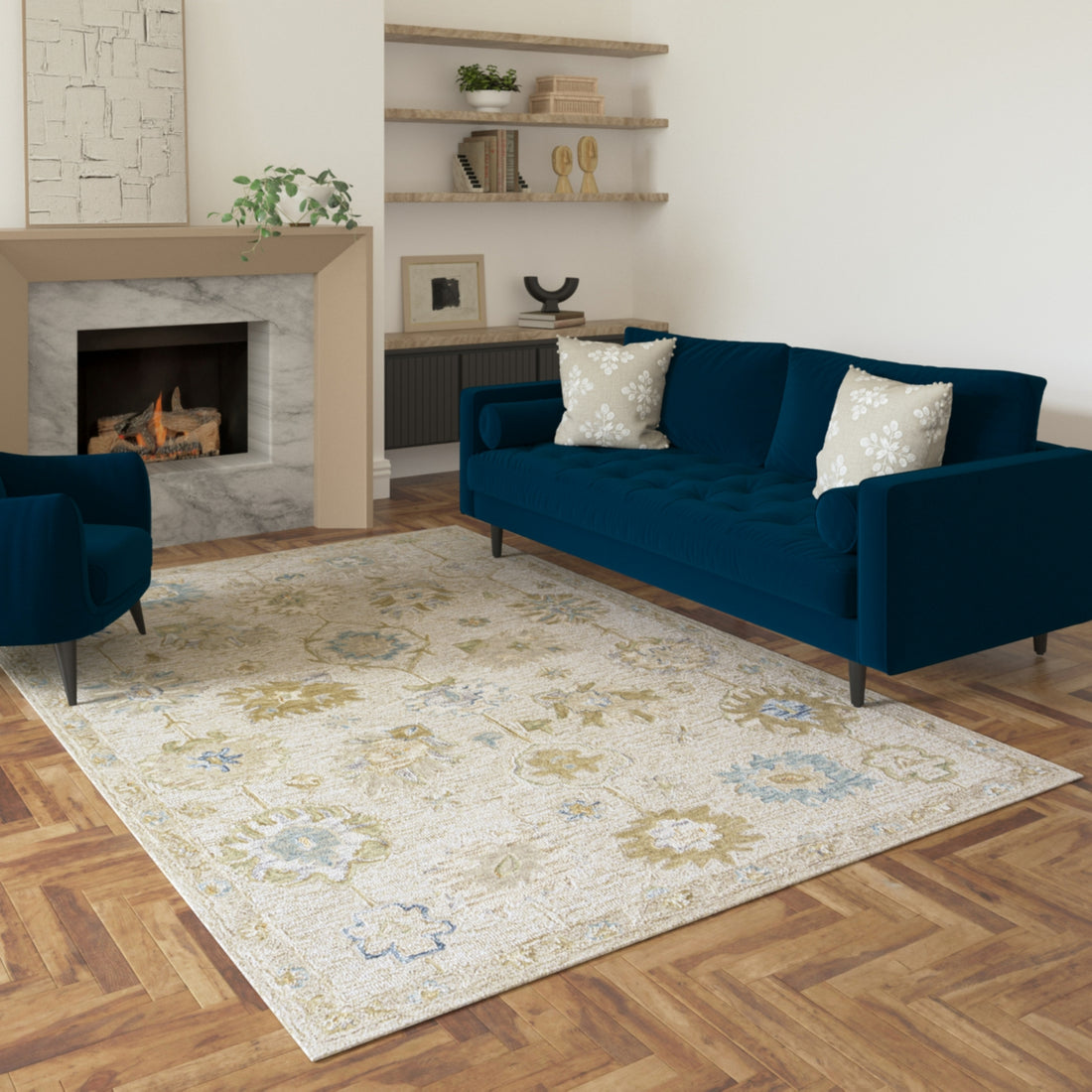 LR Home Dreamscape 82440 Cream/Multi Area Rug – Incredible Rugs and Decor