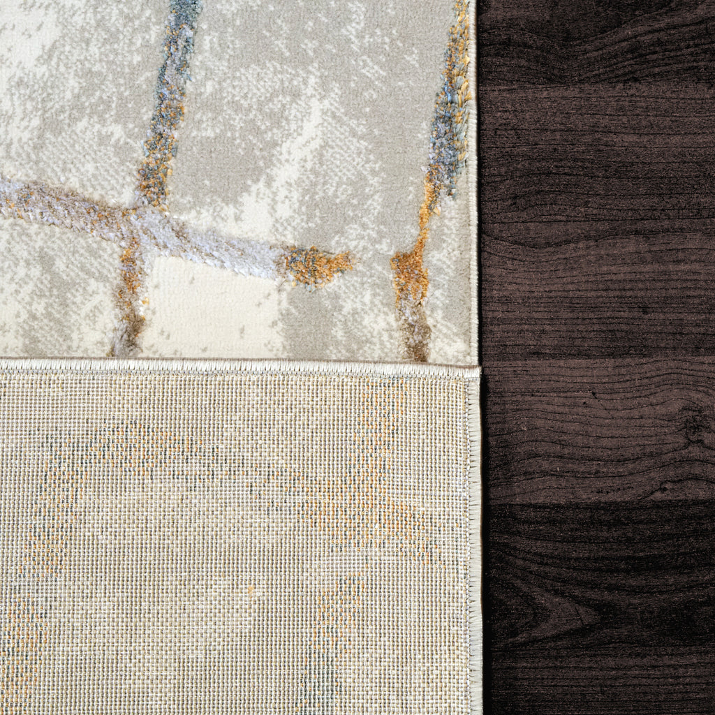 Dynamic Rugs Gold 1354 Cream/Silver/Gold Area Rug – Incredible Rugs and ...
