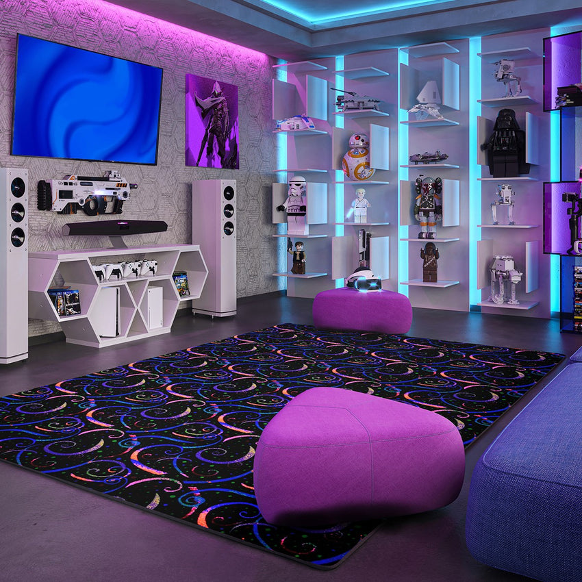 Joy Carpets Neon Lights Dynamo Fluorescent Area Rug – Incredible Rugs ...