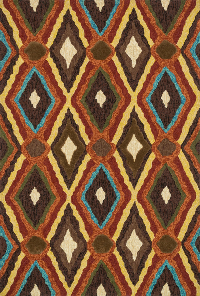 Loloi Enzo EZ-05 Brown / Multi Area Rug – Incredible Rugs and Decor