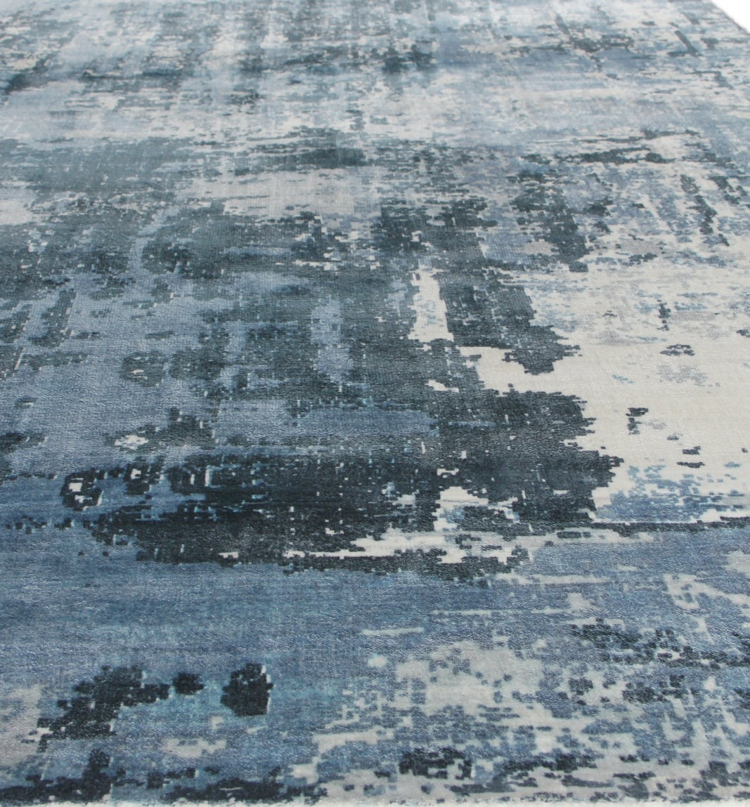Exquisite Rugs Koda 3379 Blue/Ivory Area Rug – Incredible Rugs and Decor