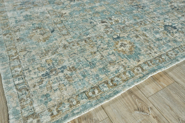 Exquisite Rugs Kensington 5339 Blue Area Rug – Incredible Rugs and Decor