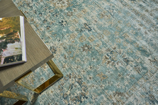 Exquisite Rugs Kensington 5339 Blue Area Rug – Incredible Rugs and Decor