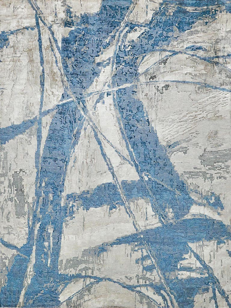 Exquisite Rugs Floor Art 5708 Ivory/Light Blue Area Rug – Incredible ...