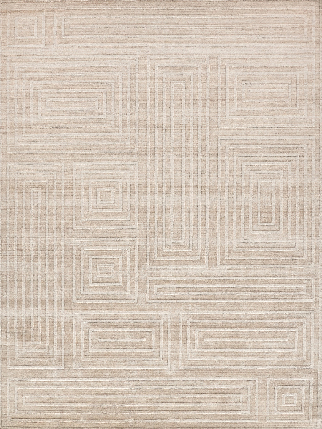 Exquisite Rugs Lotus 6952 Beige/Brown Area Rug by The Met – Incredible ...