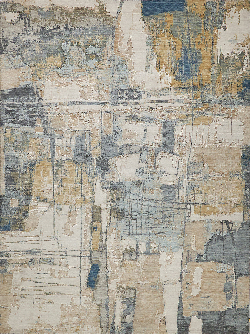 Exquisite Rugs Infinity 7131 Silver/Blue/Gray Area Rug – Incredible ...