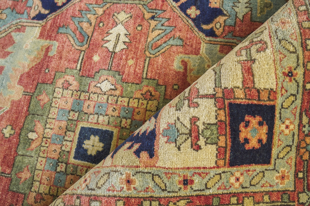 Exquisite Rugs Fine Serapi 9206 Rust/Ivory Area Rug – Incredible Rugs ...