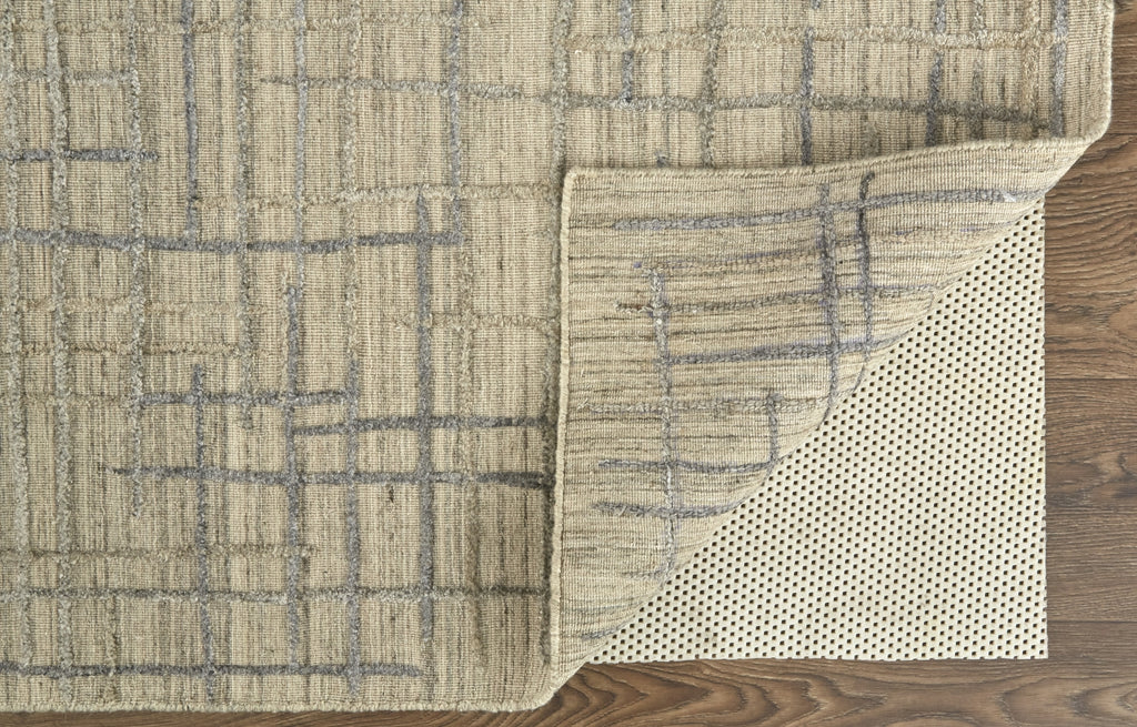 Feizy Kirkwood T8001 Beige/Silver Area Rug by Thom Filicia – Incredible ...