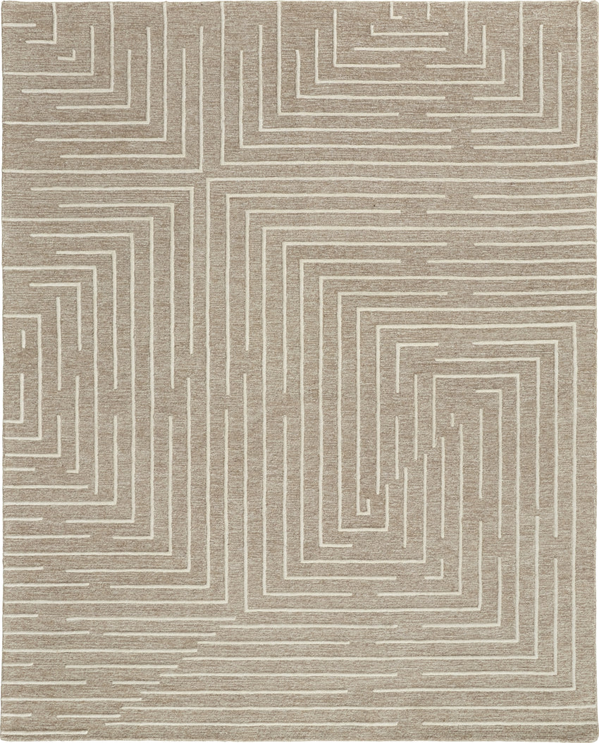 Feizy Fenner T8003 Beige/Ivory Area Rug by Thom Filicia – Incredible ...