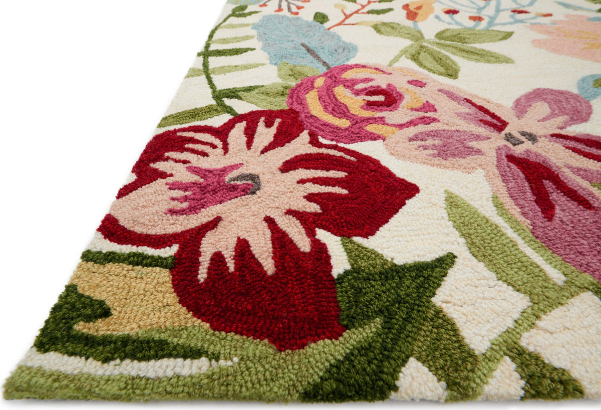 Loloi Francesca FC-61 Ivory/Berry Area Rug – Incredible Rugs and Decor