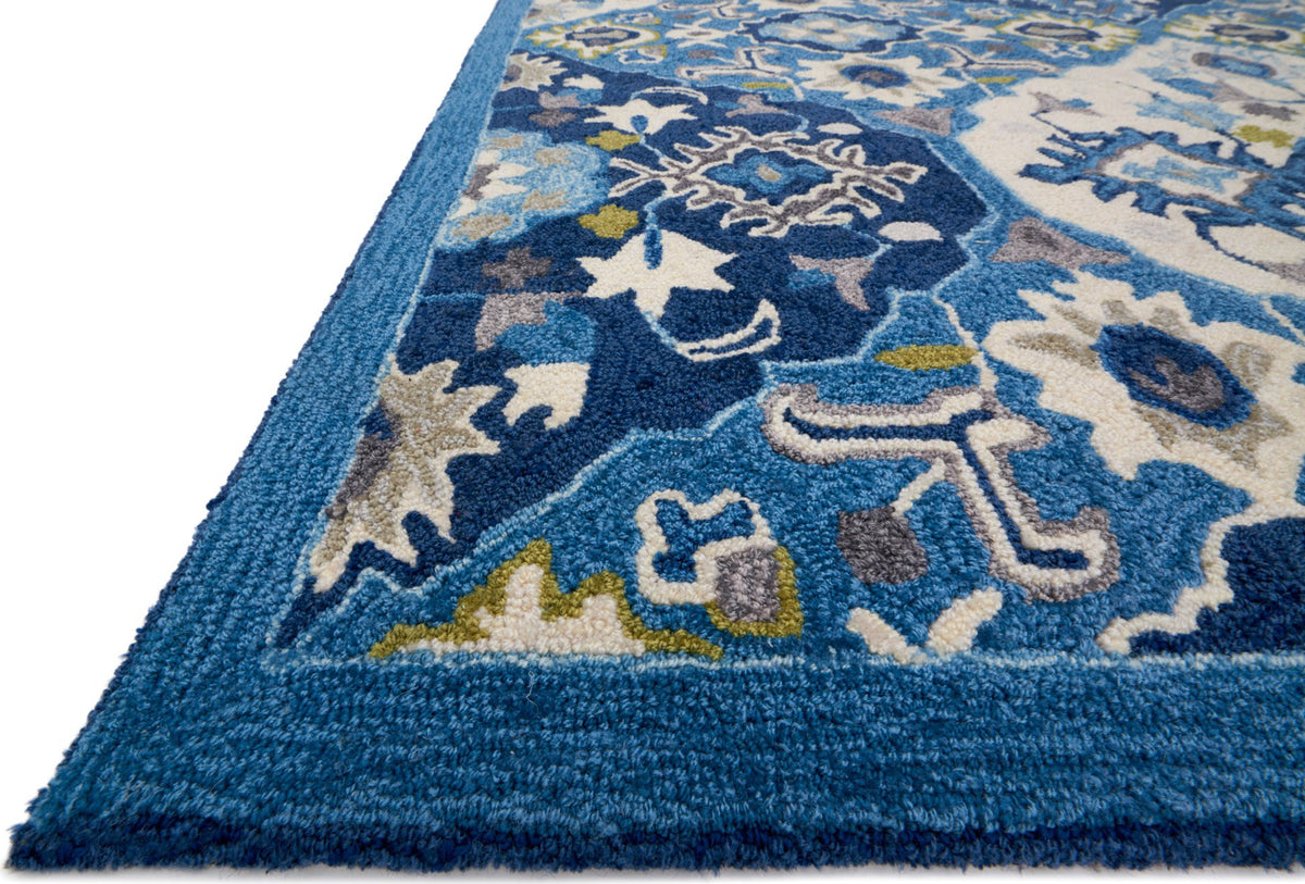 Loloi Francesca FC-62 Blue/Ivory Area Rug – Incredible Rugs and Decor